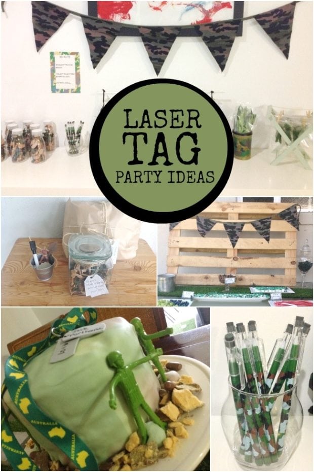 Budget Friendly Laser Tag Boy S 7th Birthday Party Spaceships And