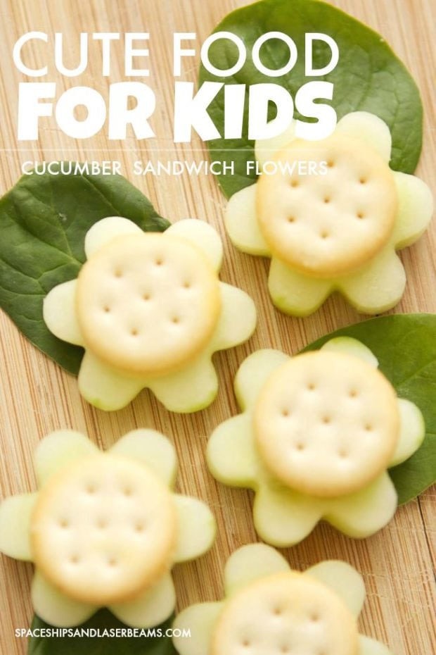 Cute Food For Kids Cucumber Sandwich Flowers Spaceships And Laser Beams Cute Food For Kids Cucumber Sandwich Flowers Spaceships And Laser Beams