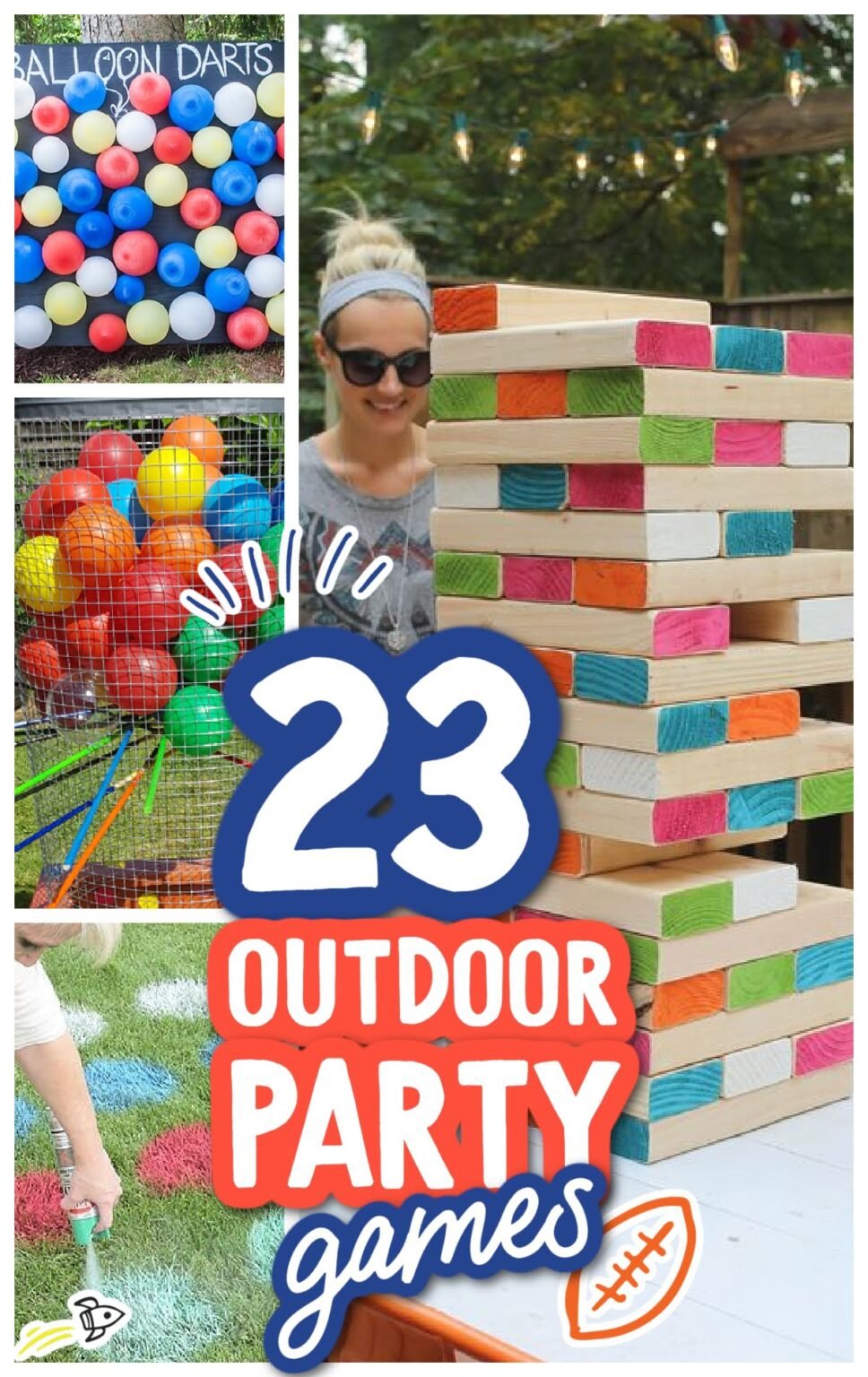 23 Outdoor Party Games - Spaceships and Laser Beams