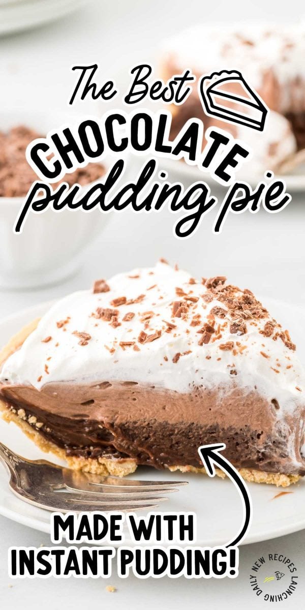 No Bake Chocolate Pudding Pie - Spaceships and Laser Beams