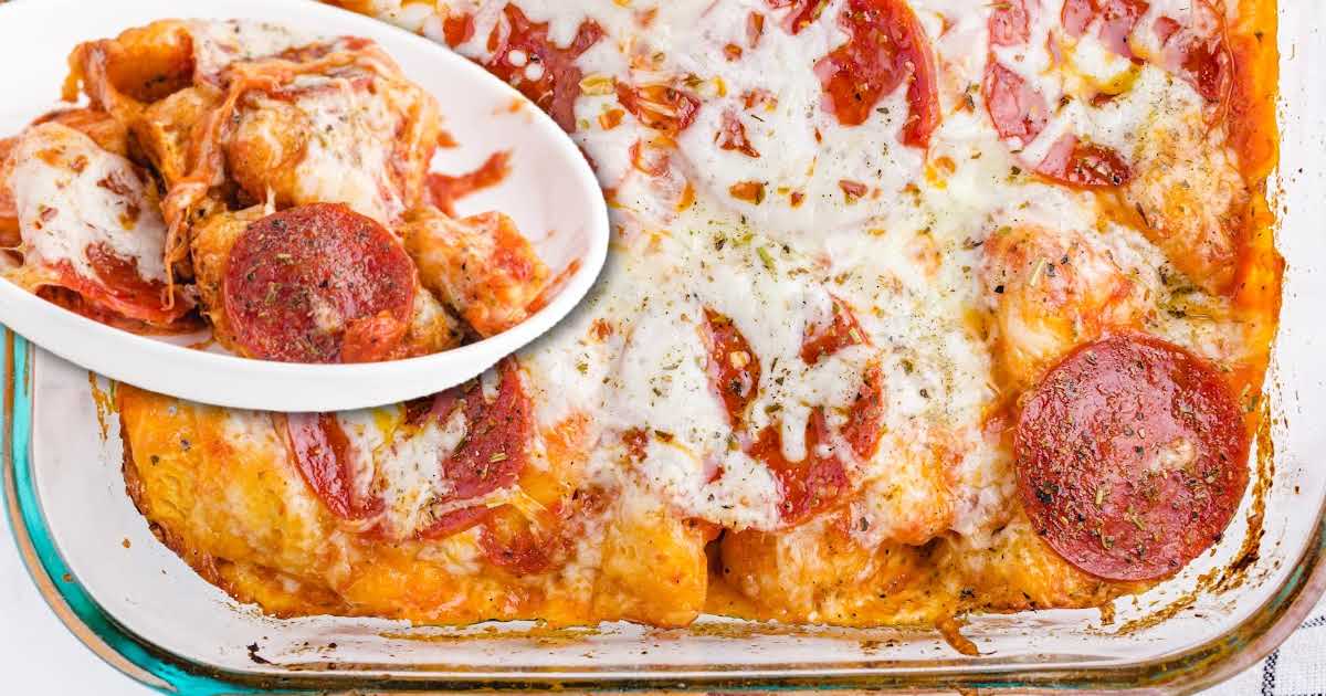 Pizza Casserole With Biscuits Spaceships And Laser Beams
