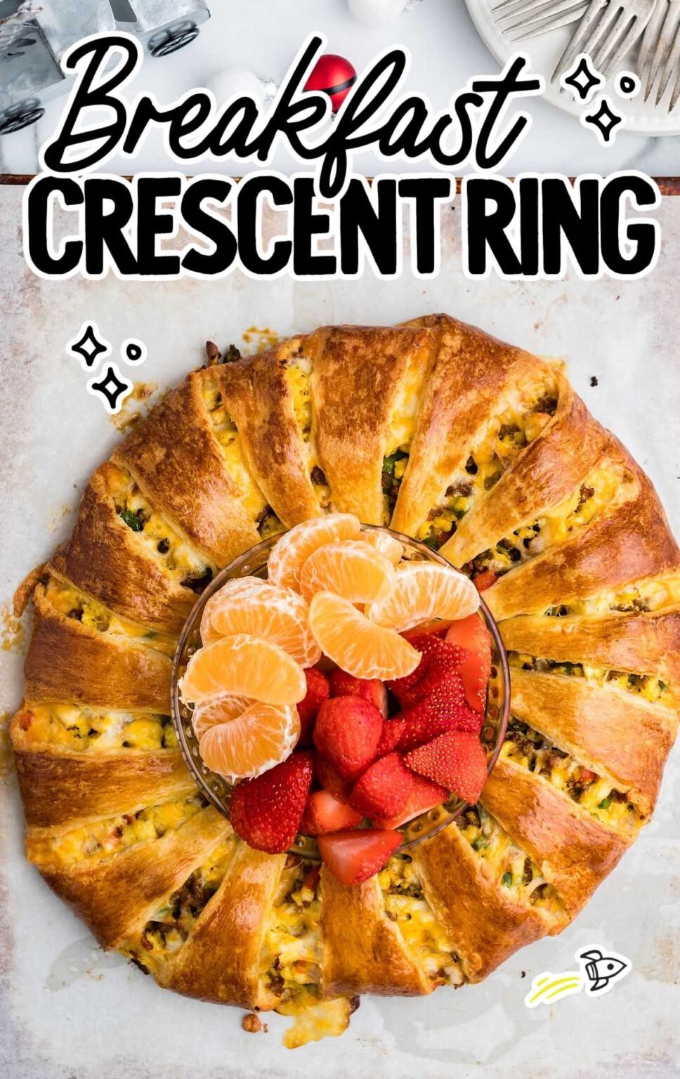 Breakfast Crescent Ring - Spaceships and Laser Beams