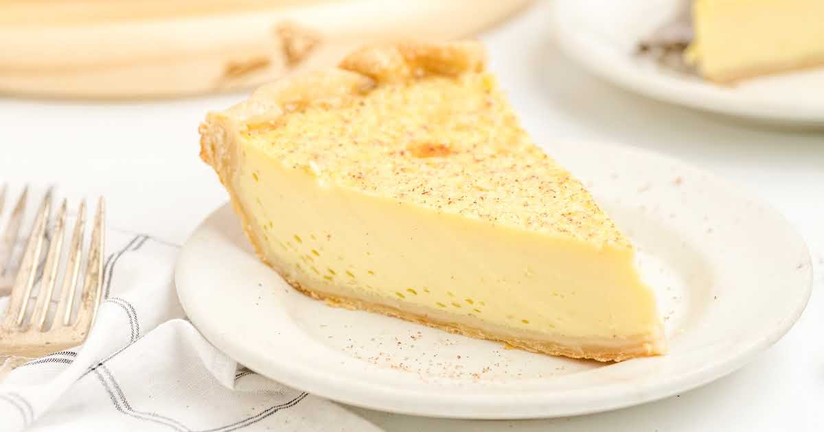 Easy Custard Pie CUSTARD PIE The Southern Lady Cooks Easy Recipe
