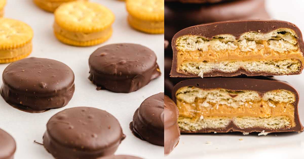 Chocolate Peanut Butter Ritz Cookies - Spaceships and Laser Beams