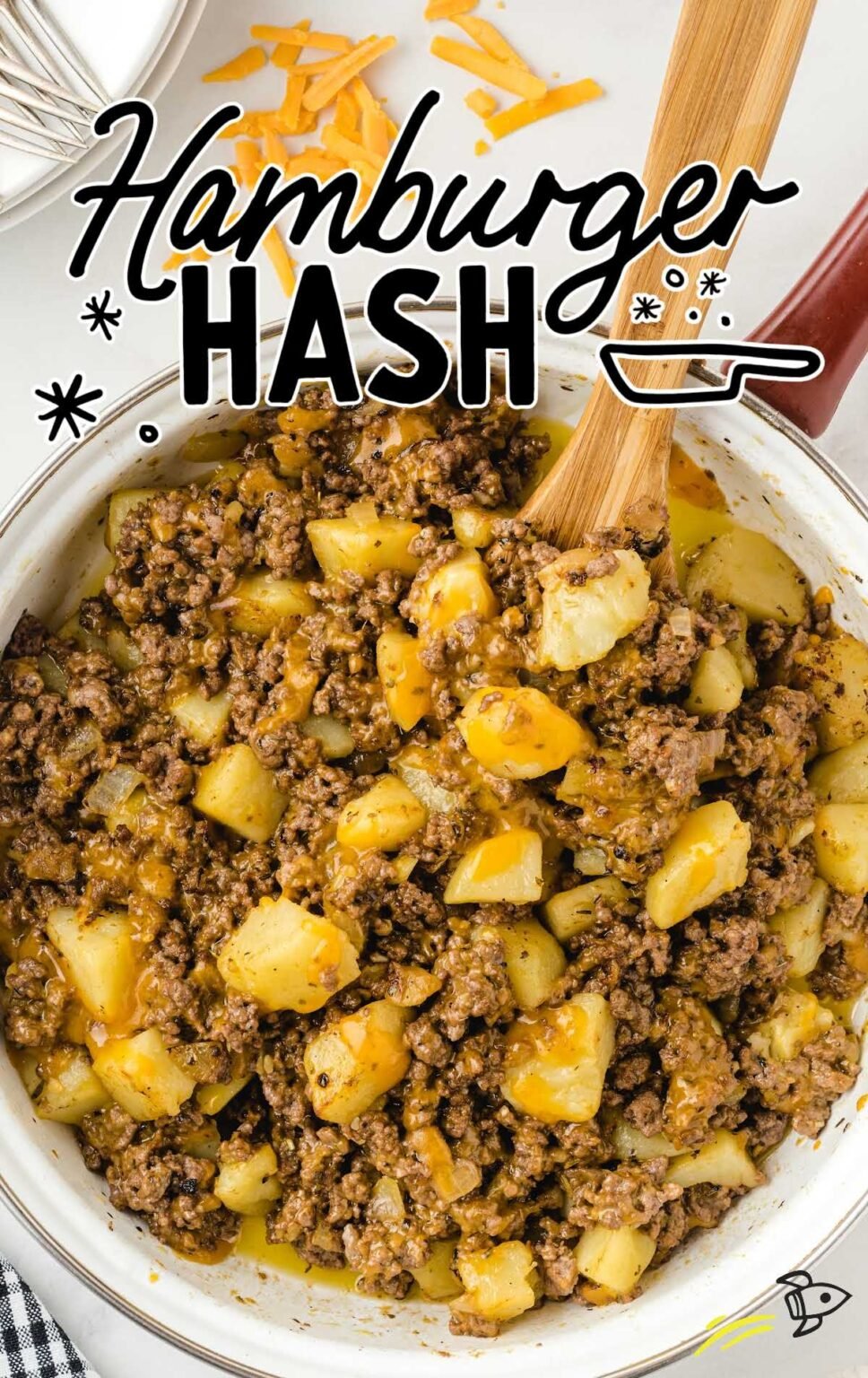 Potatoes and Ground Beef Hash - Spaceships and Laser Beams