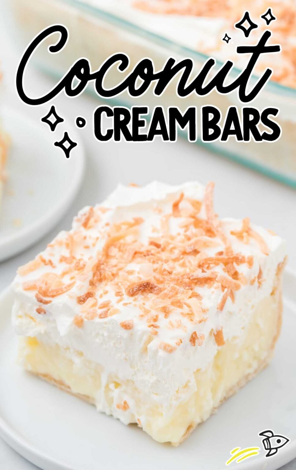 Coconut Cream Bars - Spaceships and Laser Beams
