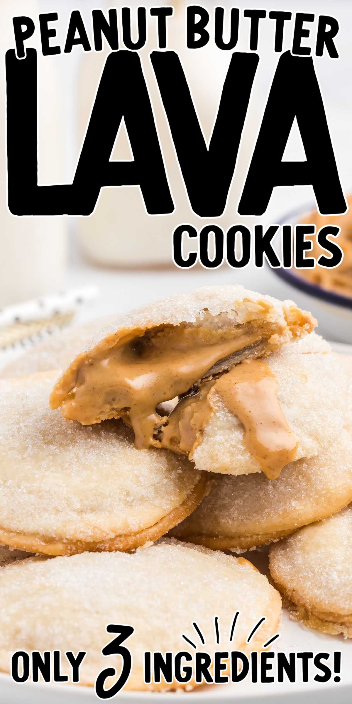 Peanut Butter Lava Cookies - Spaceships and Laser Beams