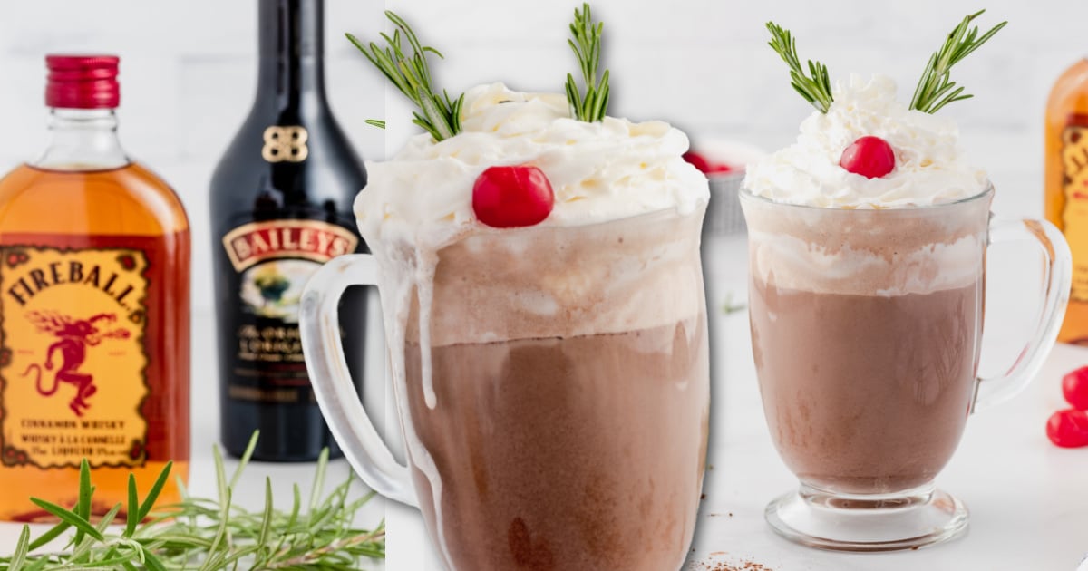 Drunken Rudolph Fireball Hot Chocolate - Spaceships and Laser Beams