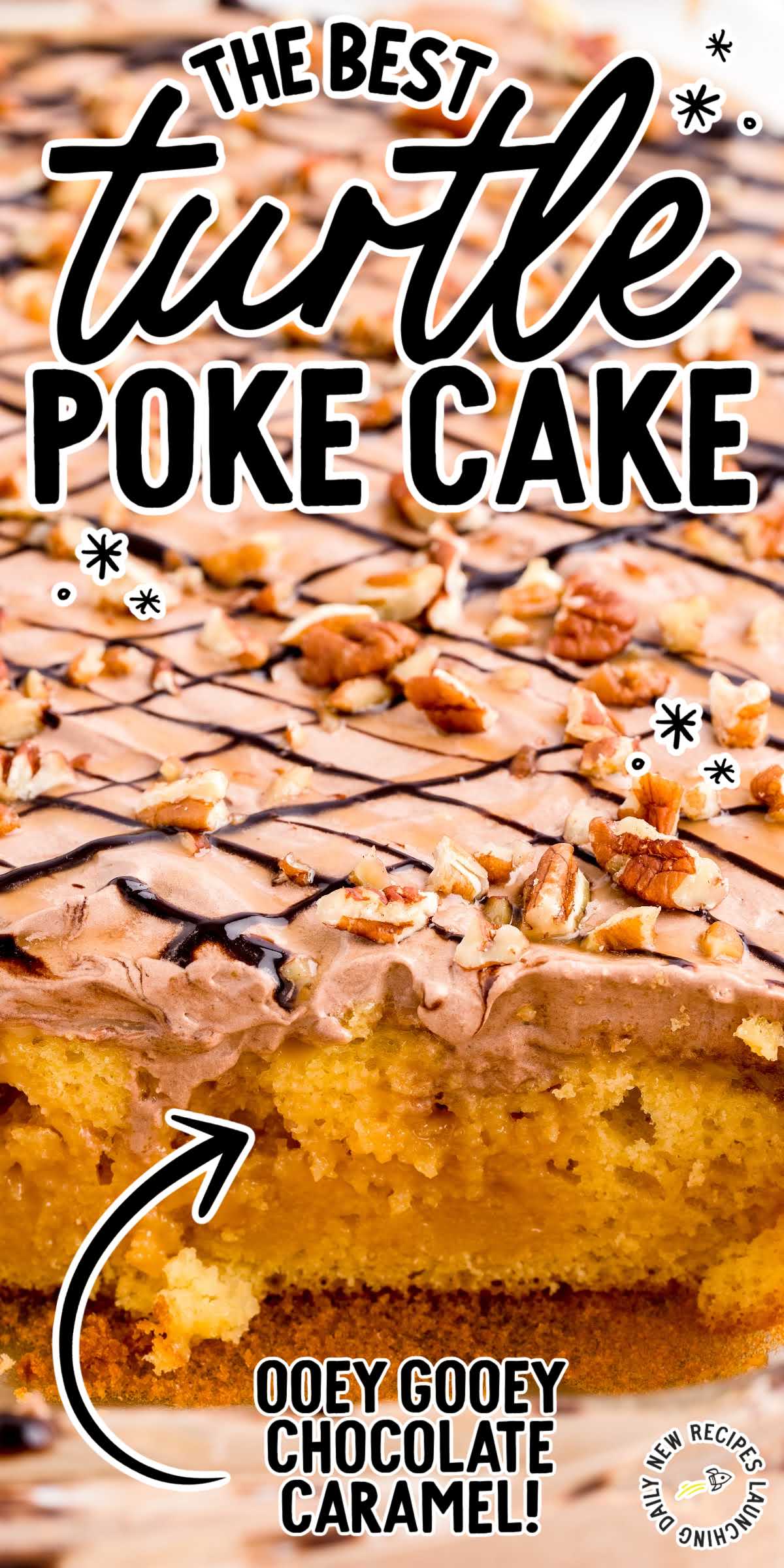 Turtle Poke Cake - Spaceships and Laser Beams