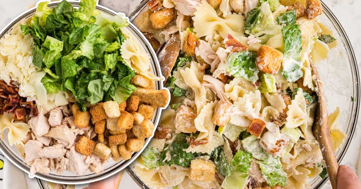 Caesar Pasta Salad - Spaceships and Laser Beams