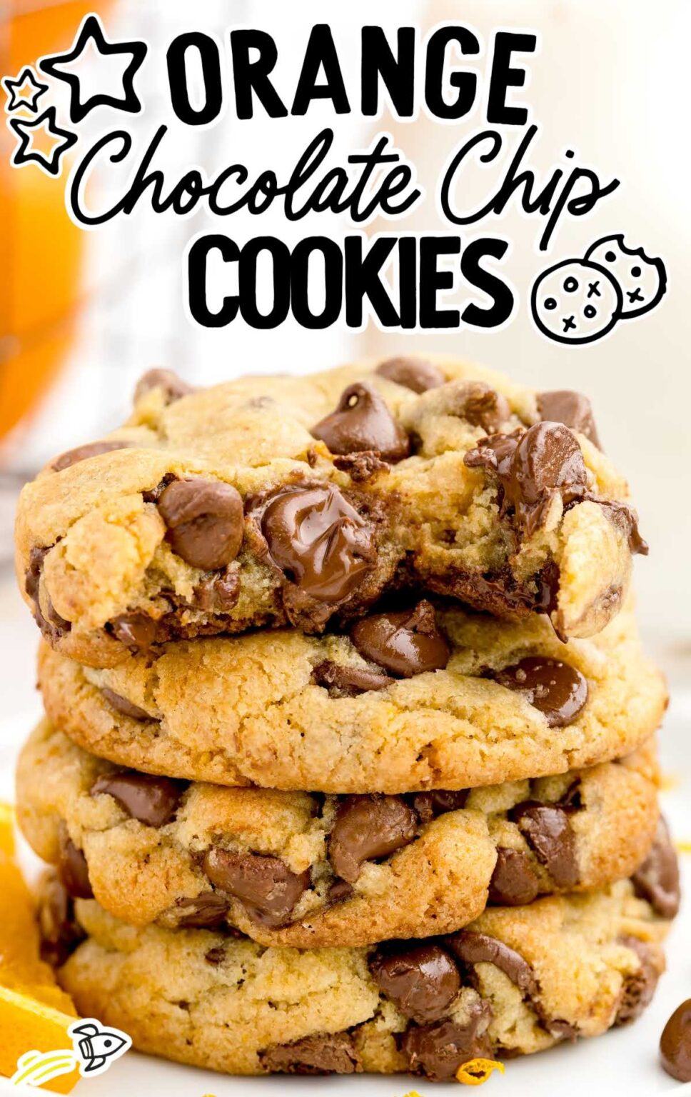 Orange Chocolate Chip Cookies - Spaceships and Laser Beams