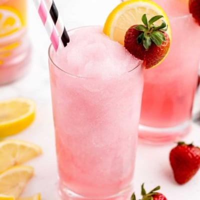 Strawberry Lemonade Cocktail - Spaceships and Laser Beams