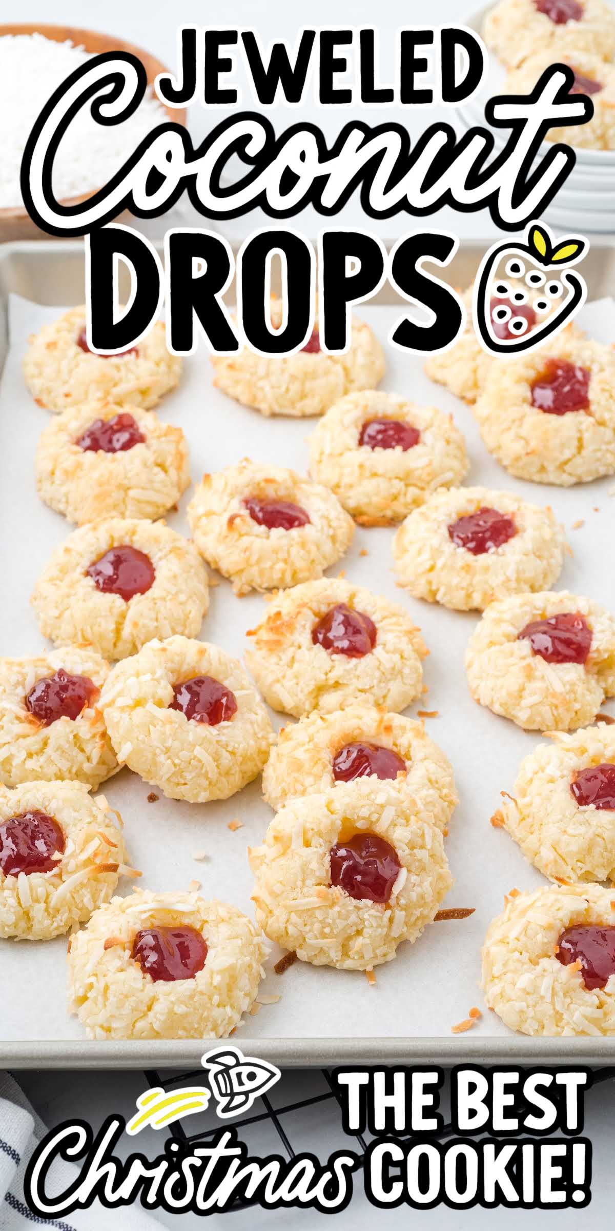 Coconut Thumbprint Cookies - Spaceships and Laser Beams