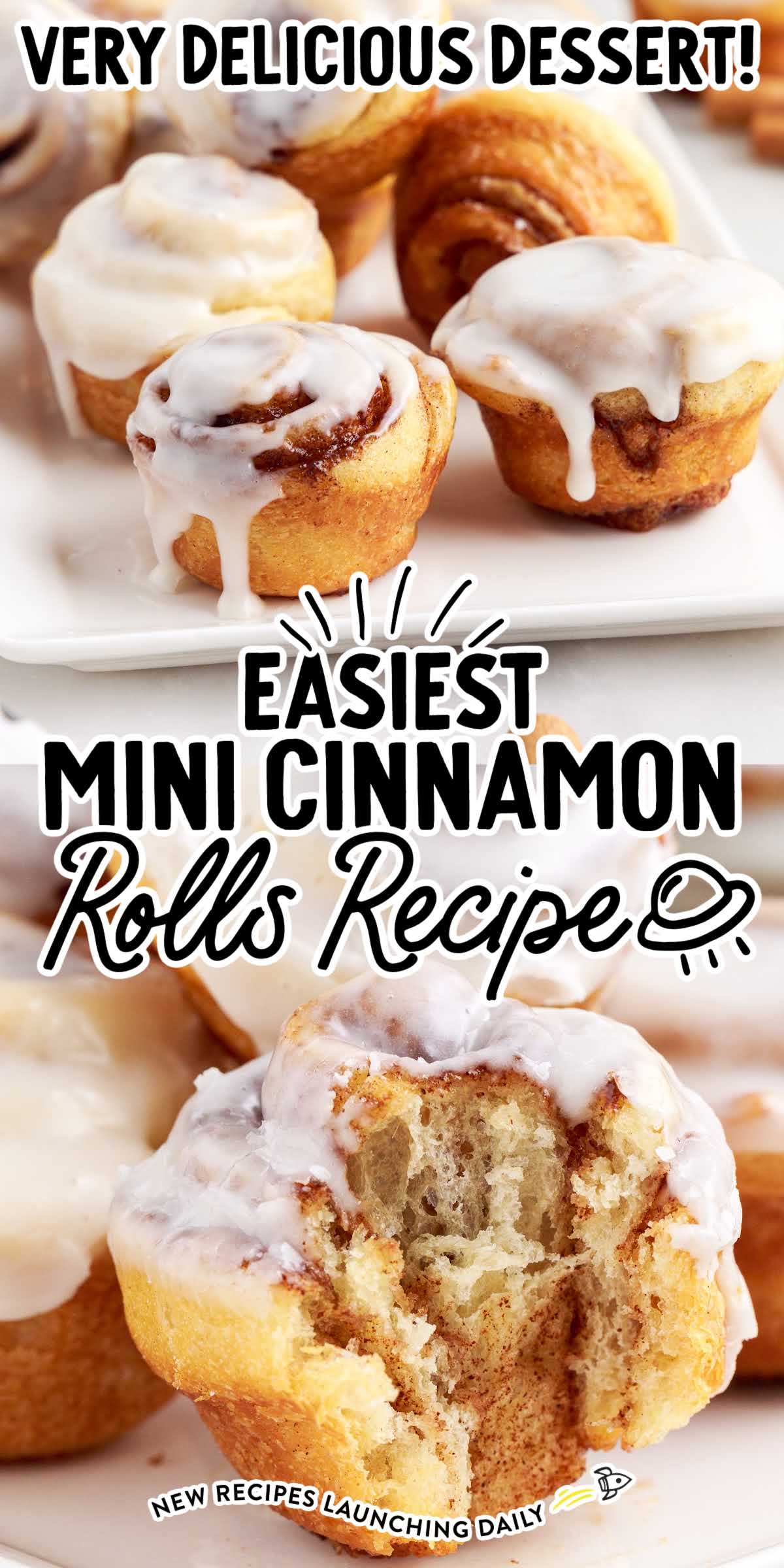 Mini Cinnamon Rolls - Spaceships and Laser Beams