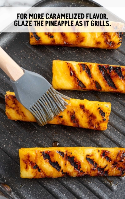 Caramelized Brown Sugar Grilled Pineapple - Spaceships and Laser Beams