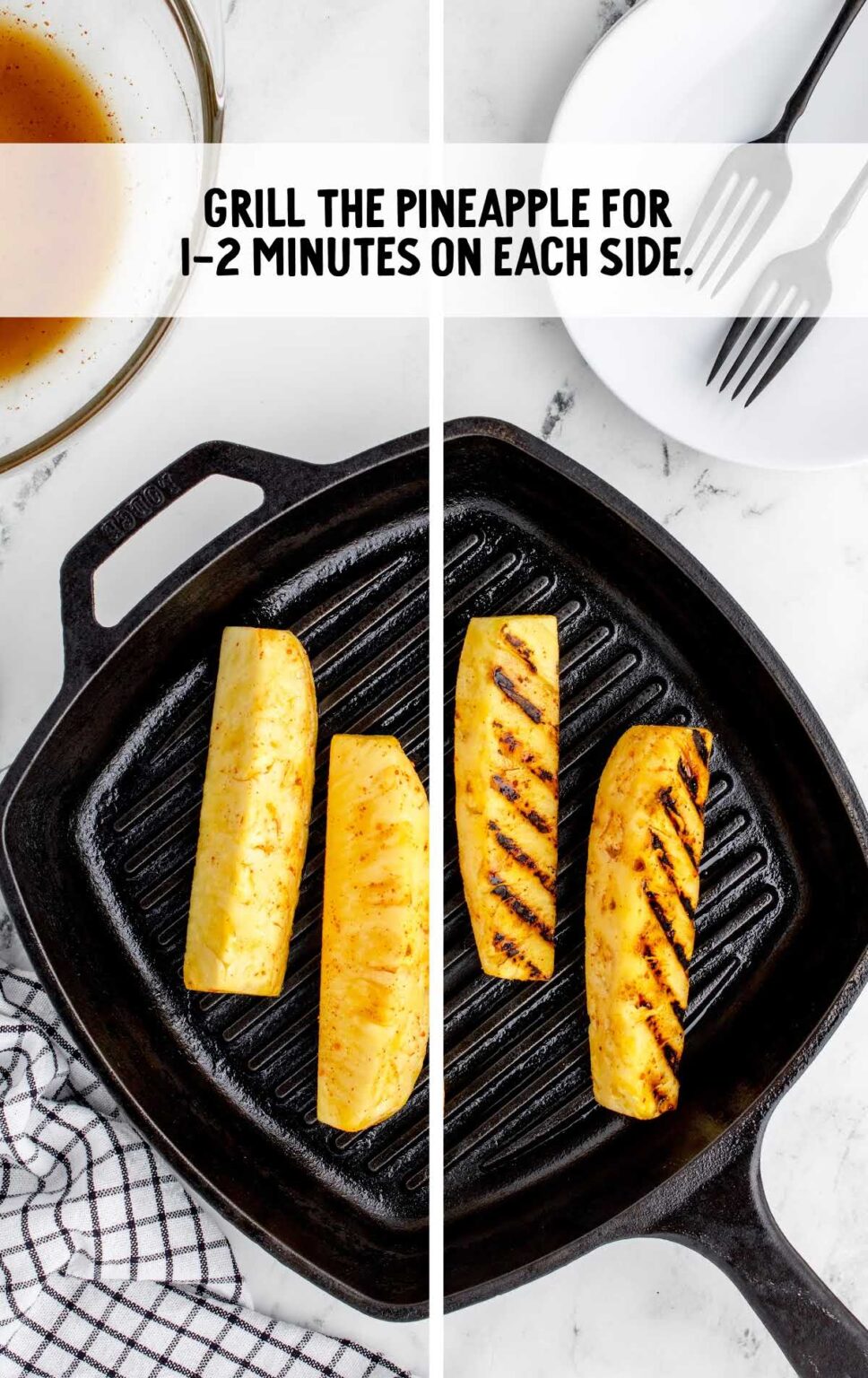 Caramelized Brown Sugar Grilled Pineapple - Spaceships and Laser Beams