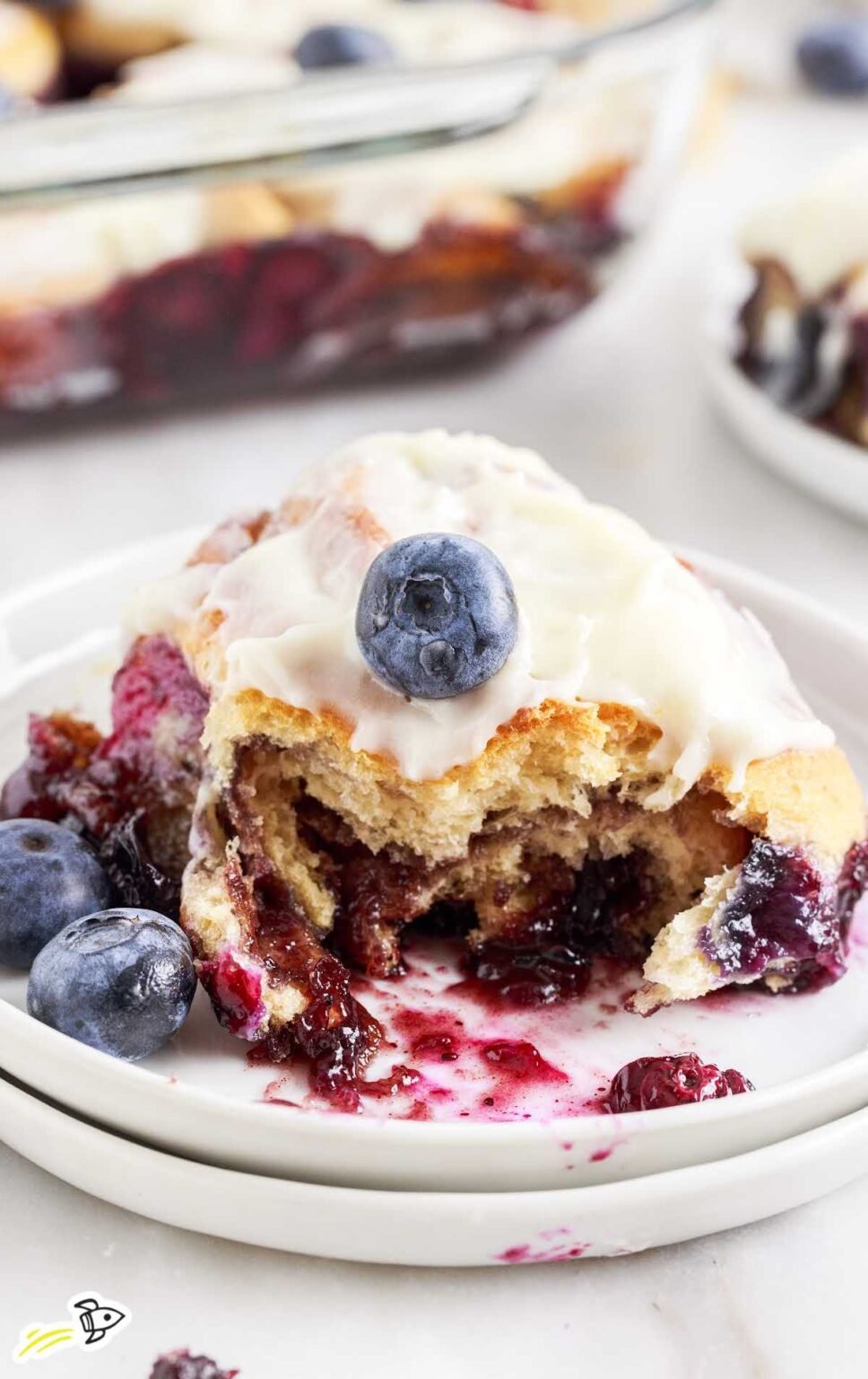 Blueberry Cinnamon Rolls - Spaceships and Laser Beams