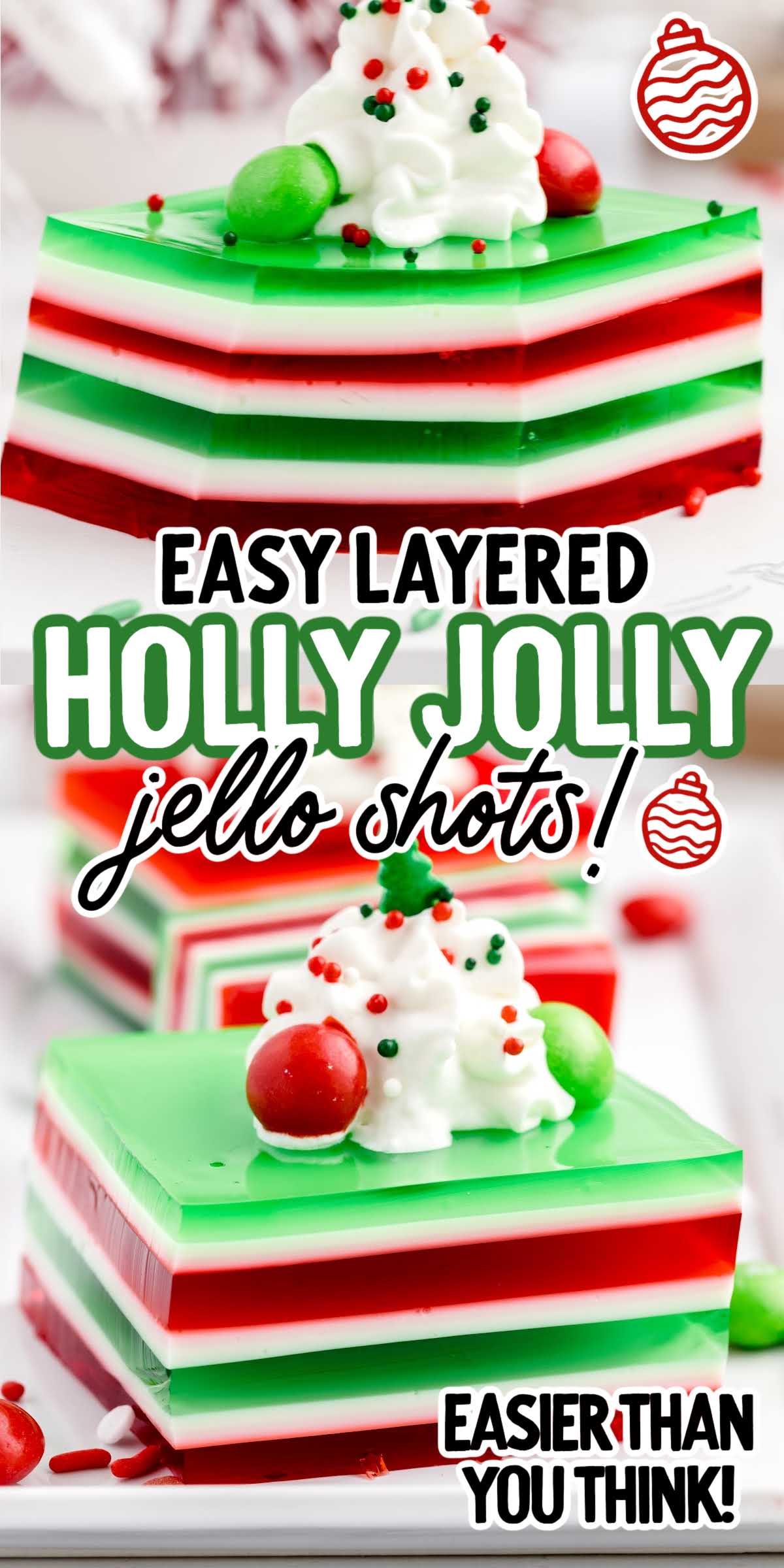 Holly Jolly Jello Shots - Spaceships and Laser Beams