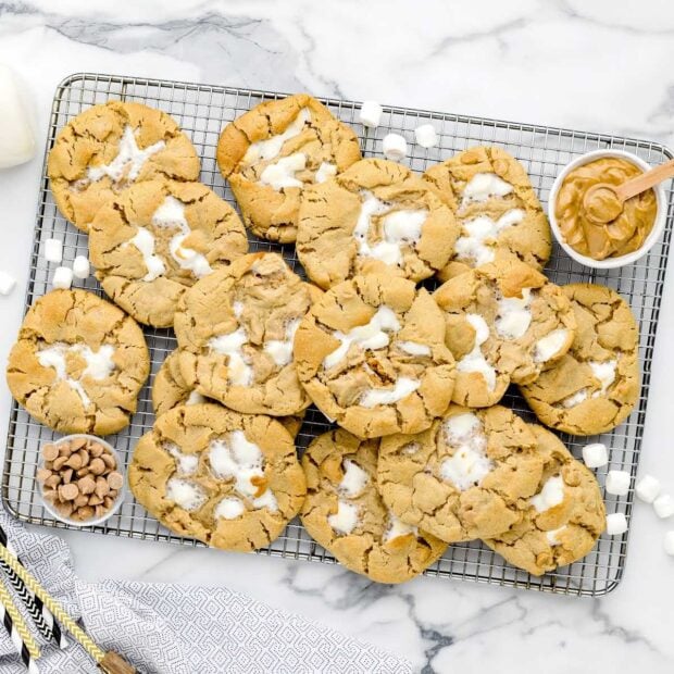 Fluffernutter Cookies - Spaceships and Laser Beams
