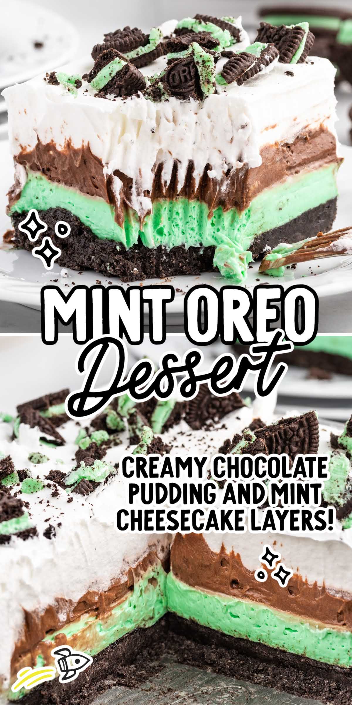 Mint Oreo Dessert - Spaceships and Laser Beams