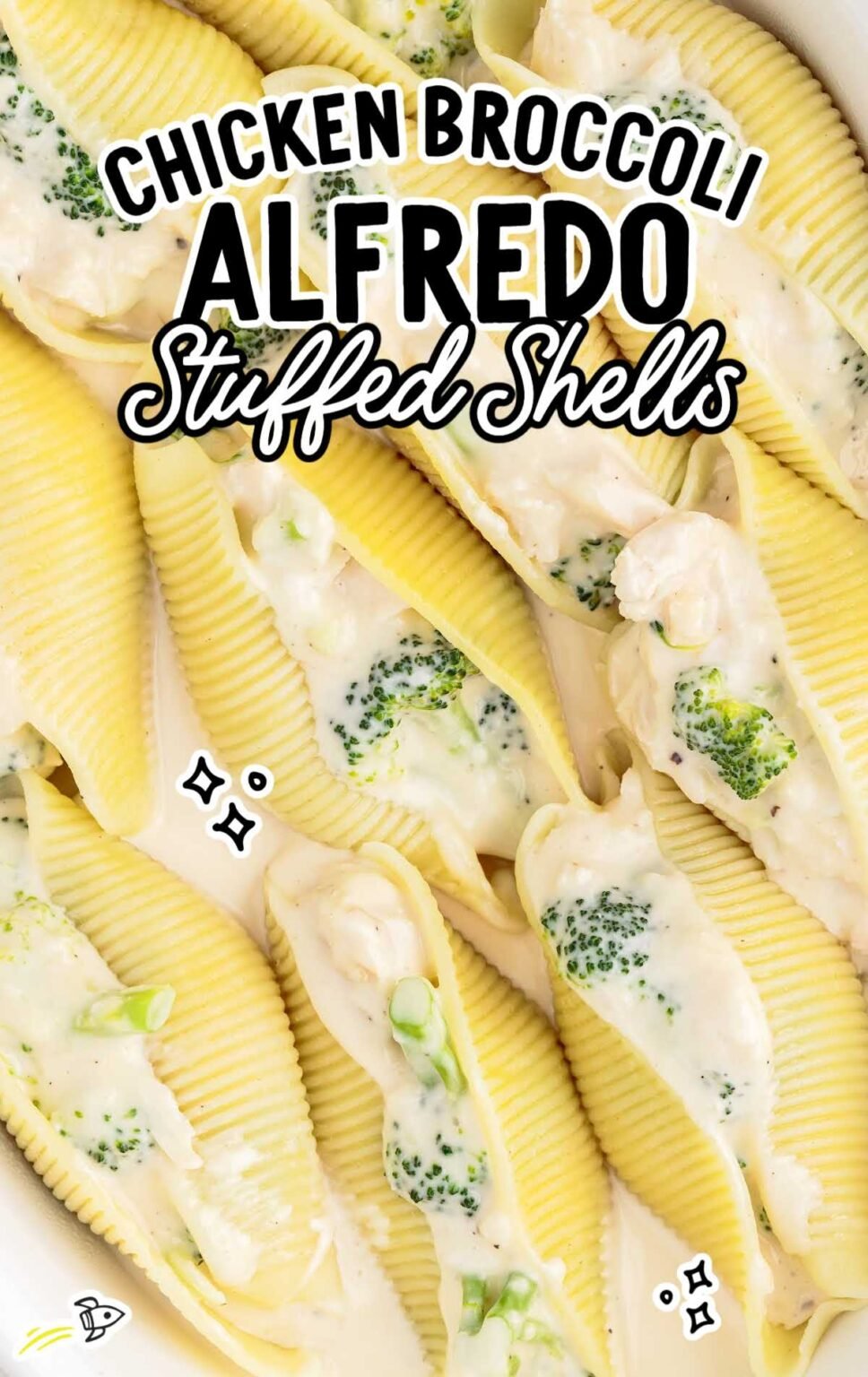 Chicken And Broccoli Stuffed Shells - Spaceships and Laser Beams