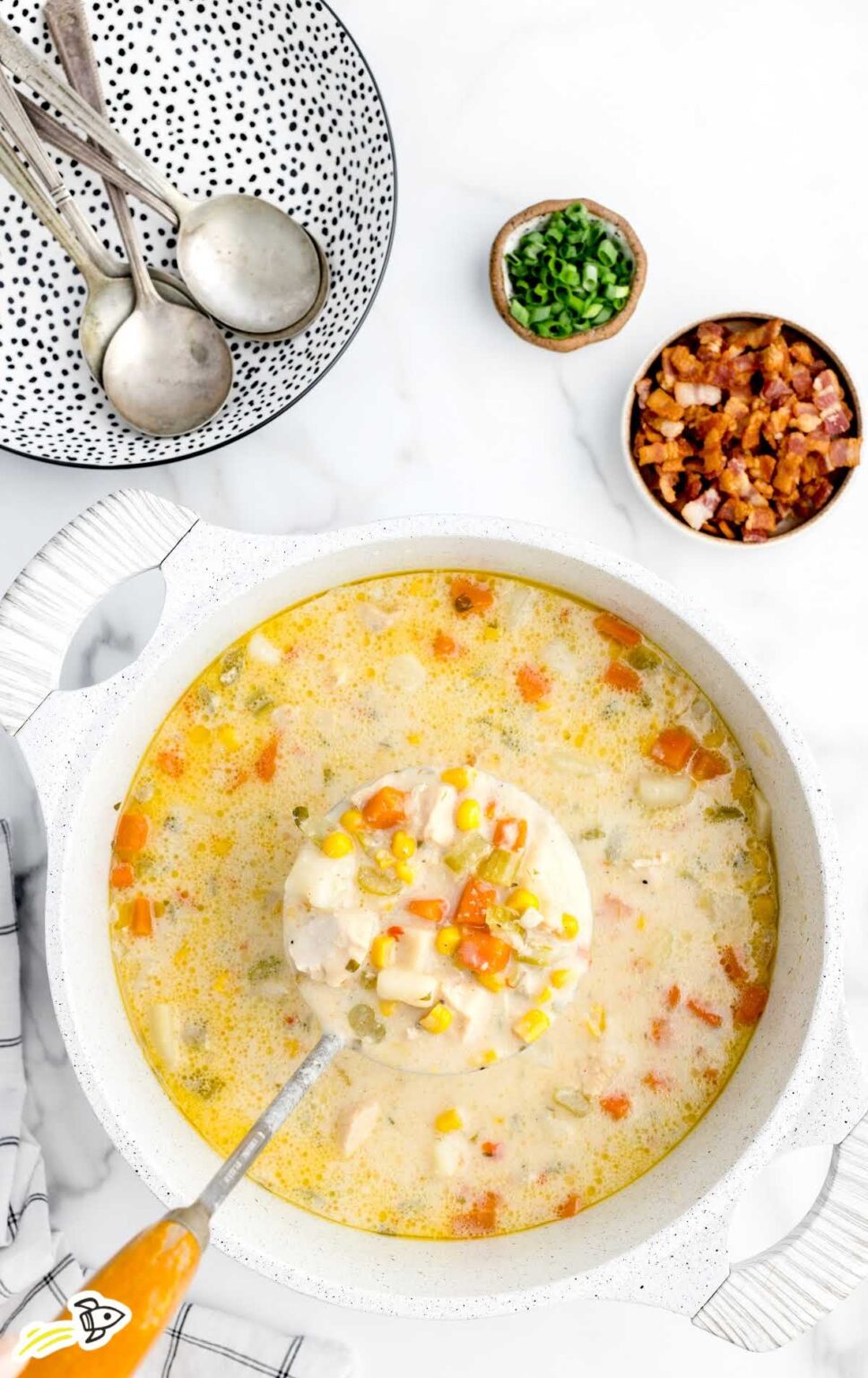 Creamy Chicken Corn Chowder Recipe - Spaceships and Laser Beams