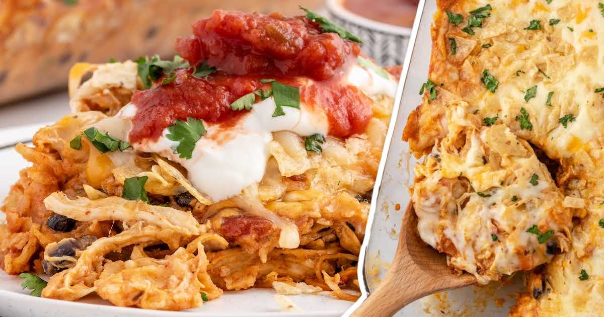 Chicken Taco Casserole - Spaceships and Laser Beams