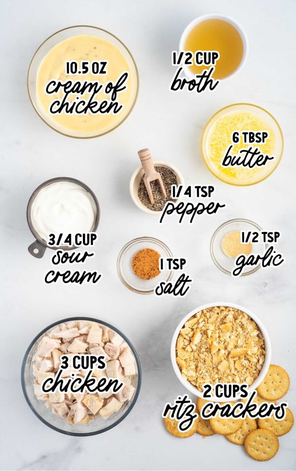 Chicken Casserole with Ritz Crackers - Spaceships and Laser Beams