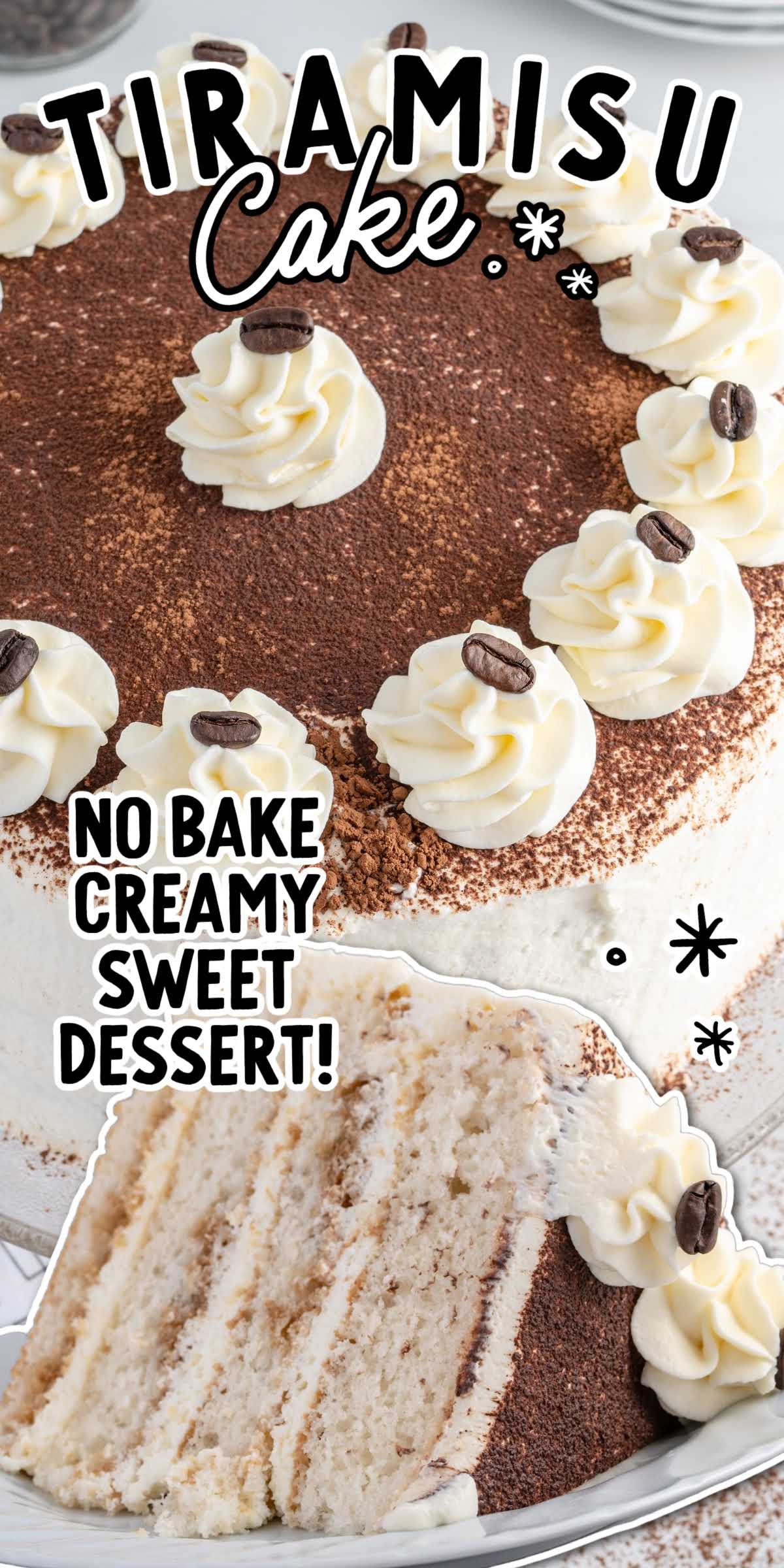 Round Tiramisu Cake Recipe - Spaceships and Laser Beams