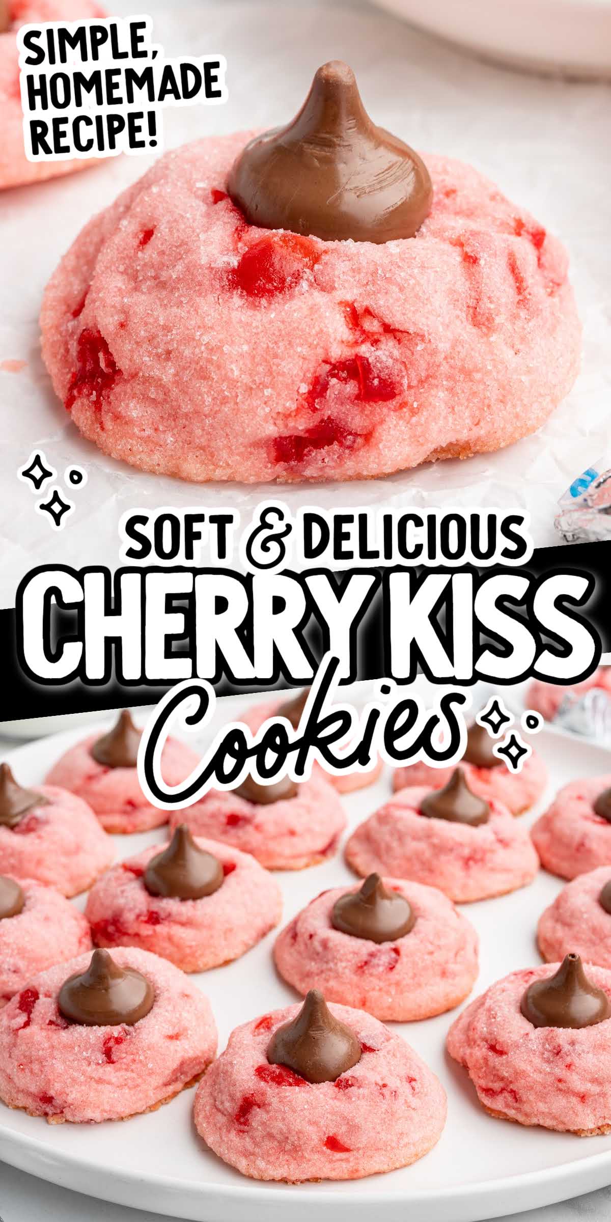 Cherry Kiss Cookies Recipe - Spaceships and Laser Beams