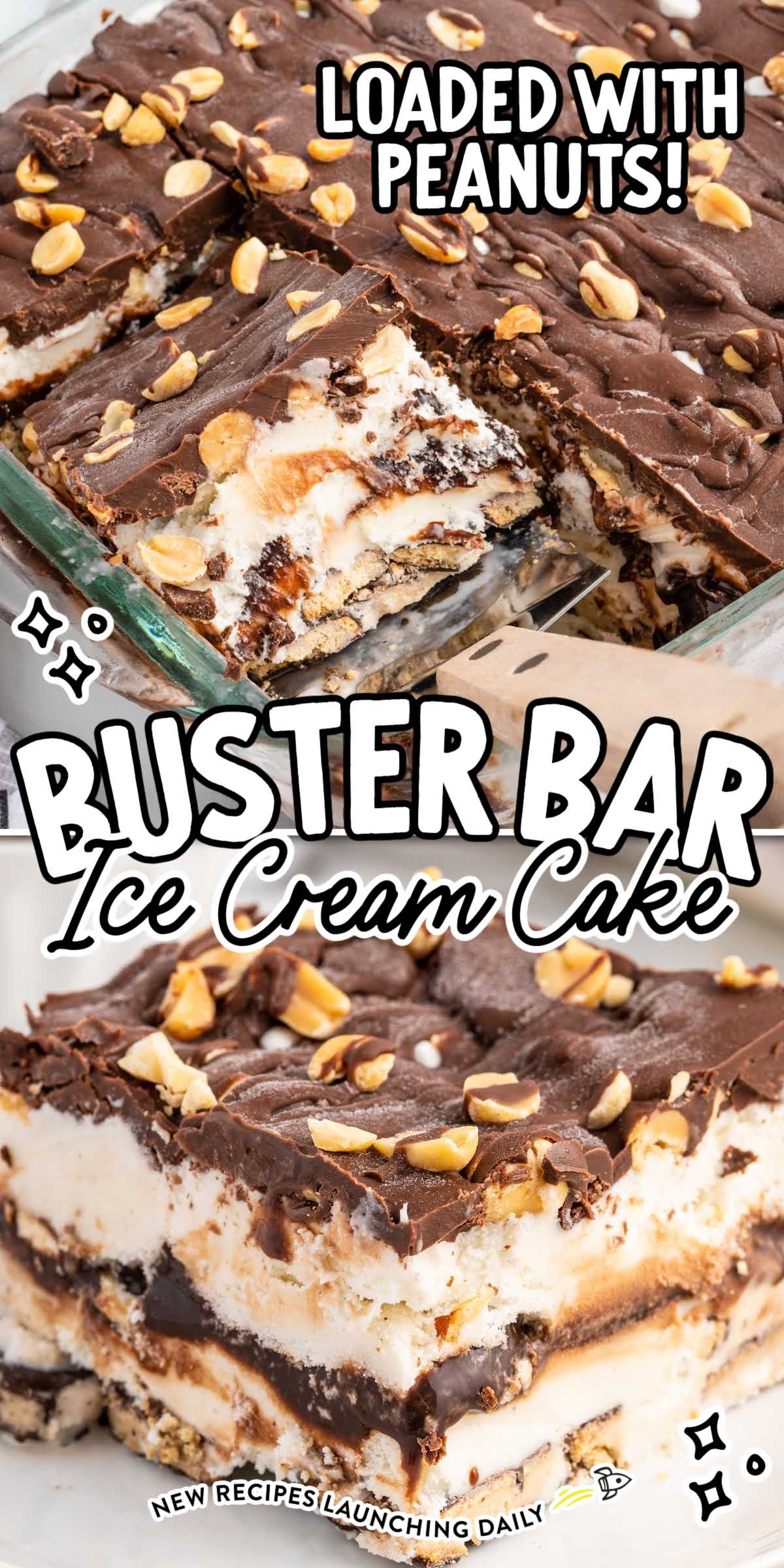 Buster Bar Ice Cream Cake - Spaceships and Laser Beams