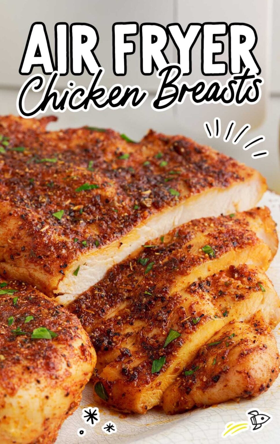 Air Fryer Chicken Breasts - Spaceships and Laser Beams