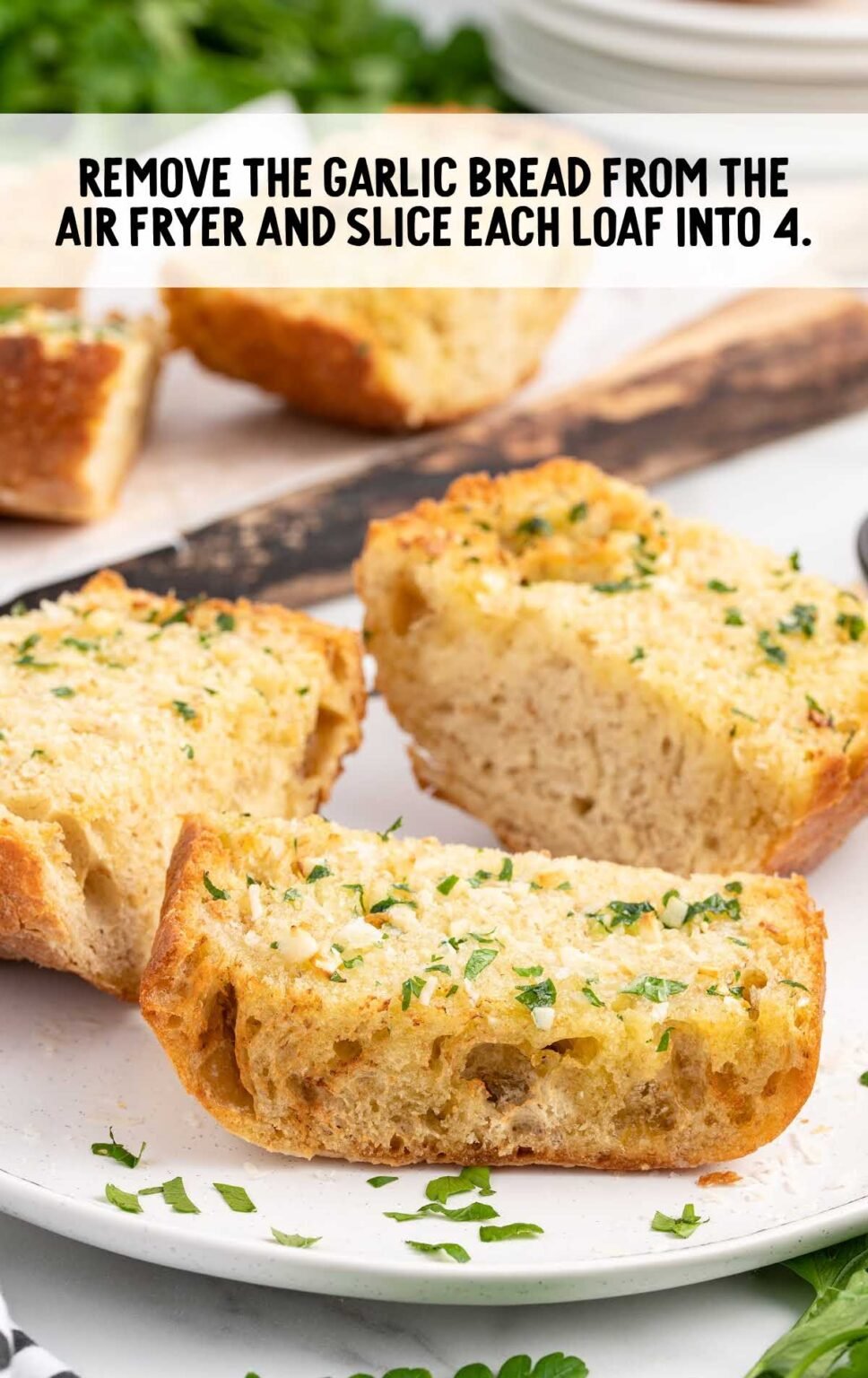 Air Fryer Garlic Bread - Spaceships and Laser Beams