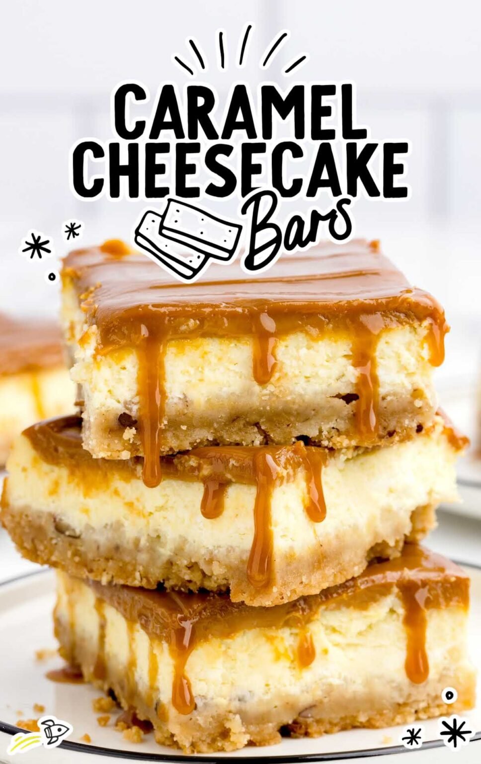 Caramel Cheesecake Bars - Spaceships and Laser Beams