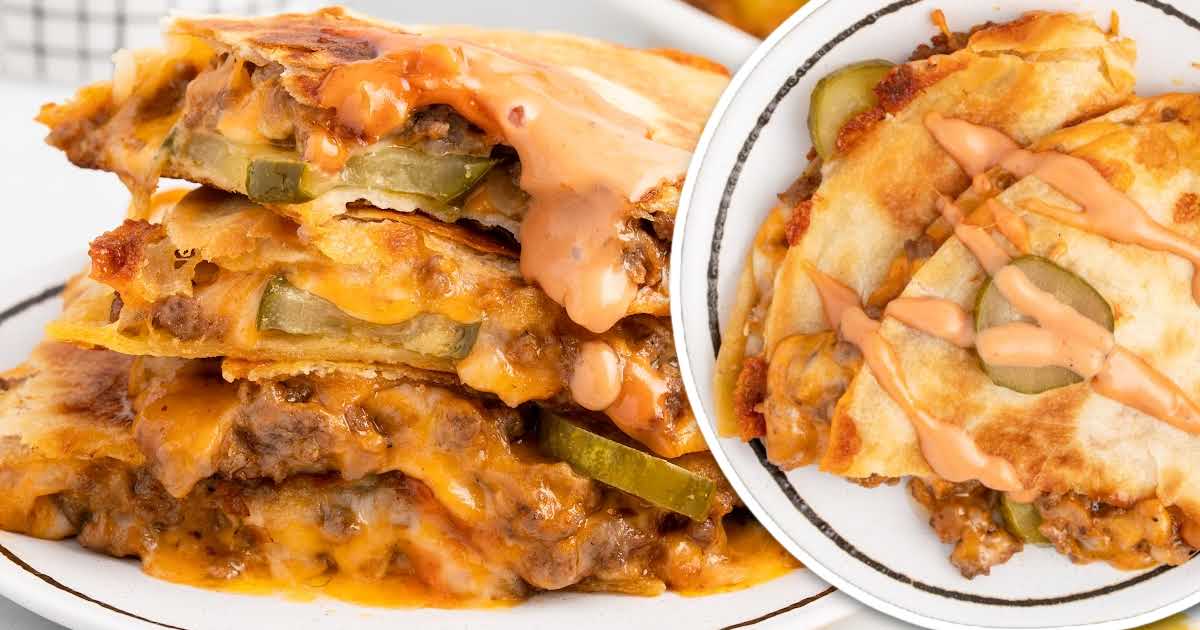 Cheeseburger Quesadilla - Spaceships and Laser Beams