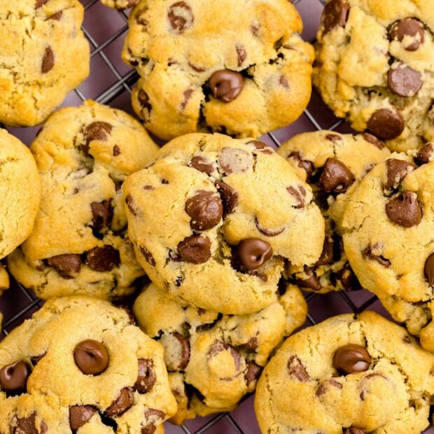 Air Fryer Chocolate Chip Cookies - Spaceships and Laser Beams