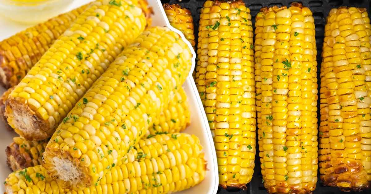 Air Fryer Corn On The Cob - Spaceships and Laser Beams