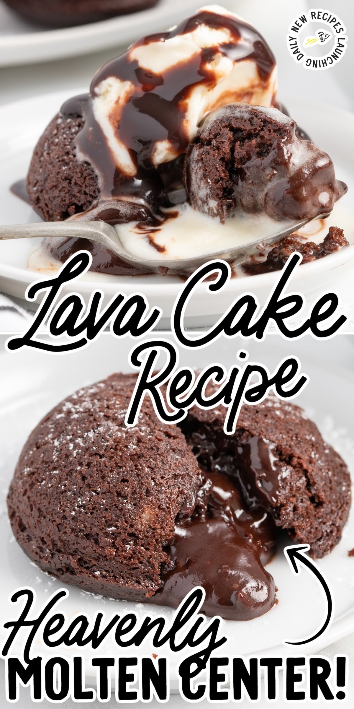 Easy Lava Cake Recipe - Spaceships and Laser Beams
