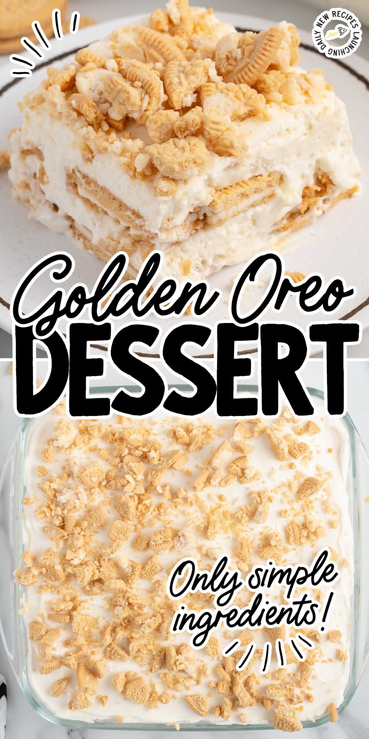 Golden Oreo Dessert - Spaceships and Laser Beams