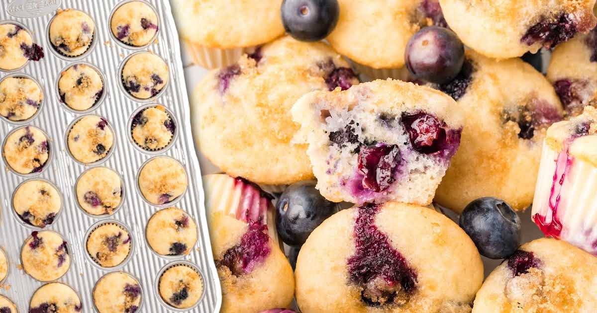Mini Blueberry Muffins - Spaceships and Laser Beams