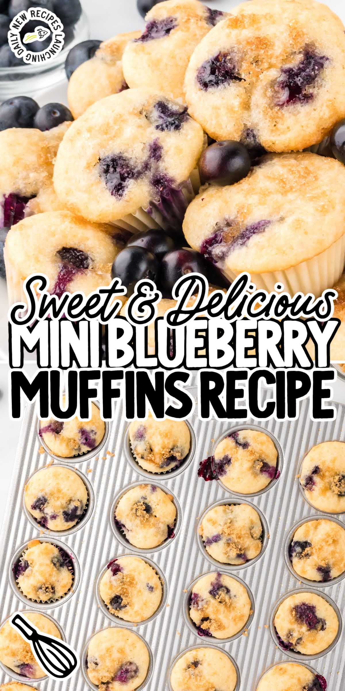 Mini Blueberry Muffins - Spaceships and Laser Beams