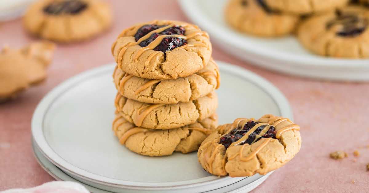 Thumbprint Cookies with Icing - Spaceships and Laser Beams