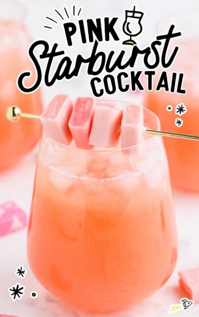 Pink Starburst Cocktail (with Real Candy-Infused Vodka)