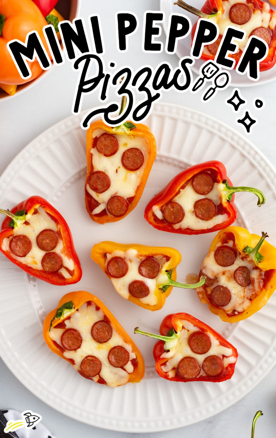 Mini Pepper Pizzas - Spaceships and Laser Beams