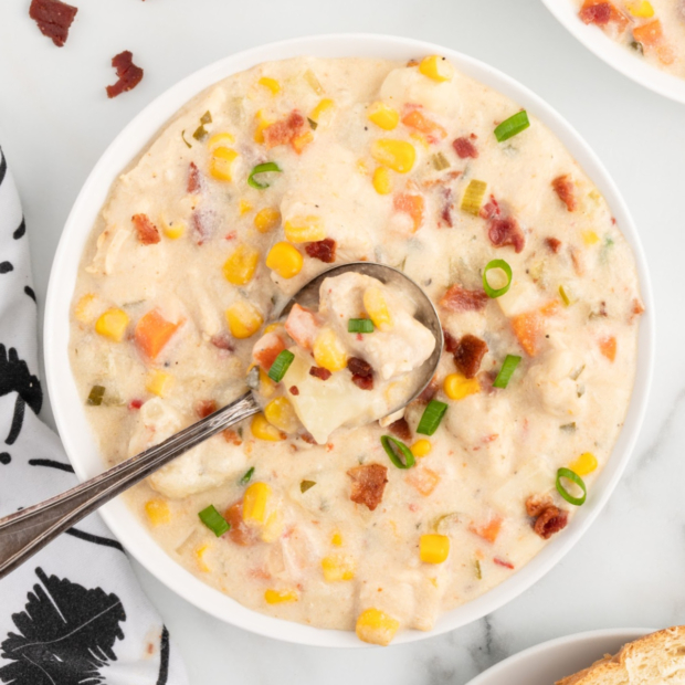 Creamy Chicken Corn Chowder Recipe - Spaceships and Laser Beams