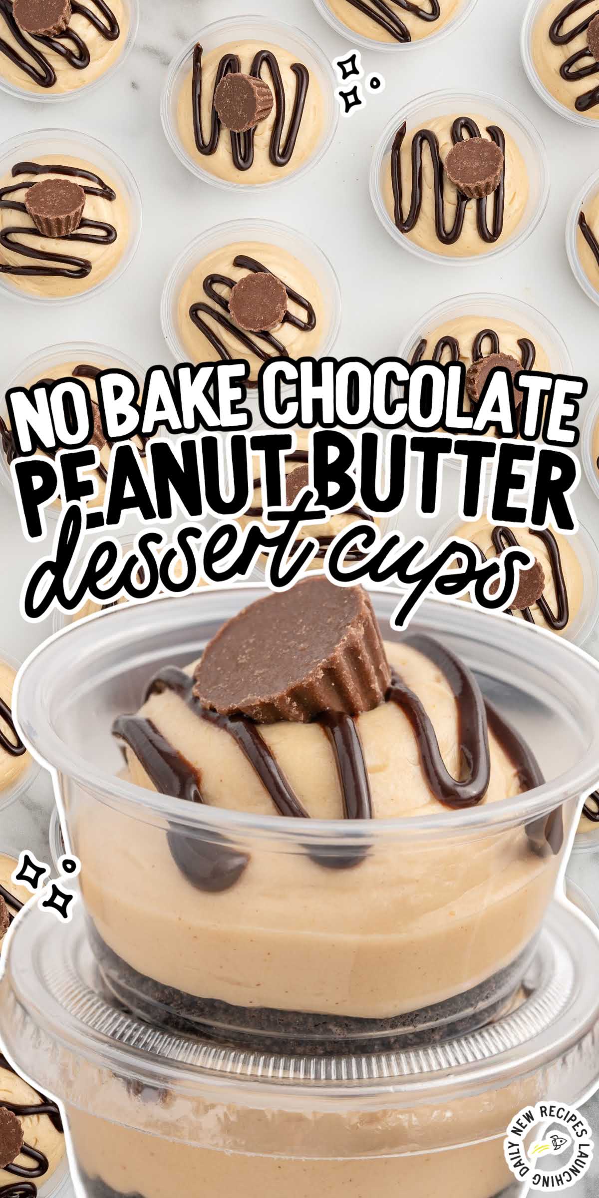 Chocolate Peanut Butter Dessert Cups - Spaceships and Laser Beams