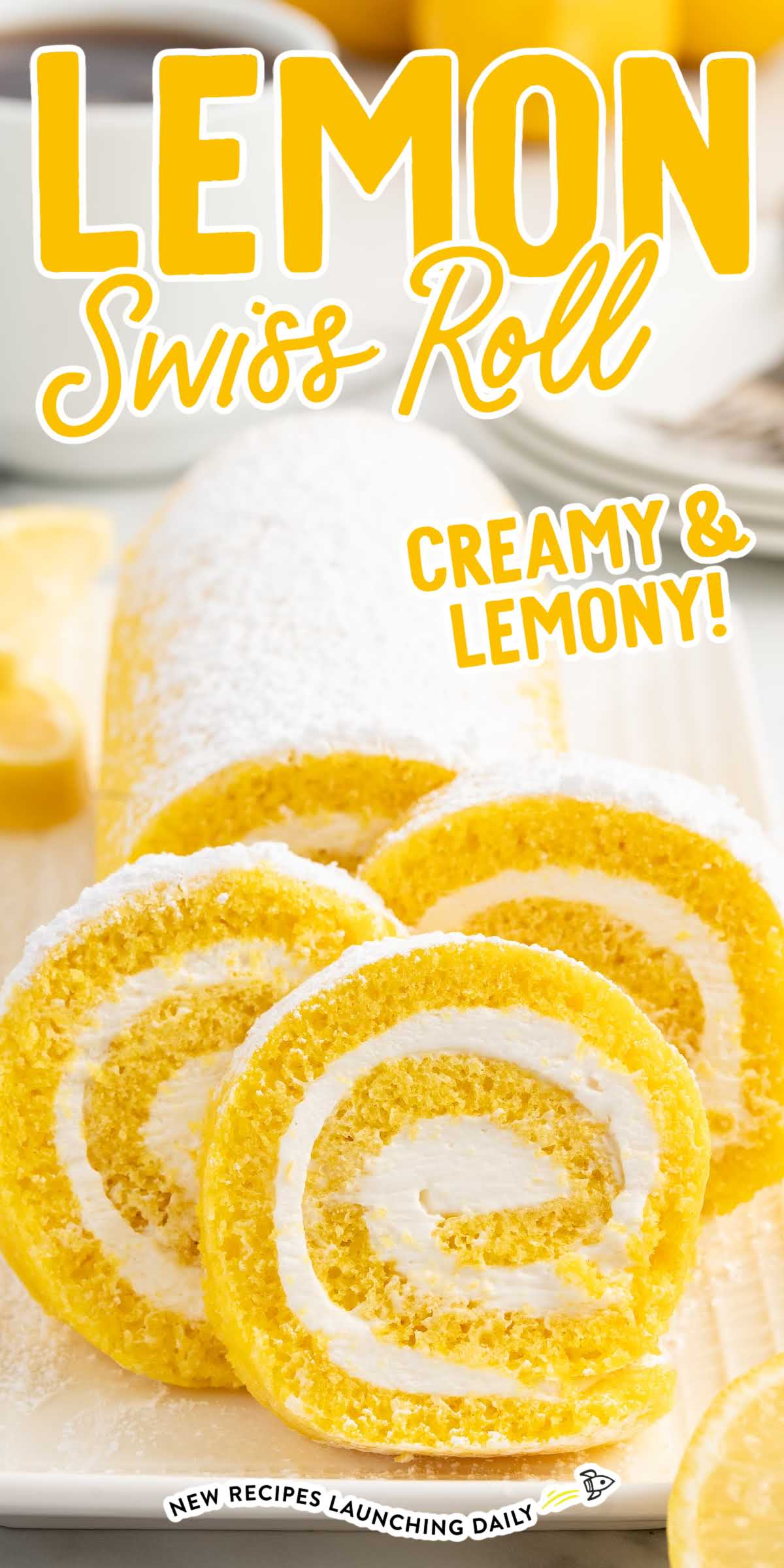 Lemon Swiss Roll - Spaceships and Laser Beams