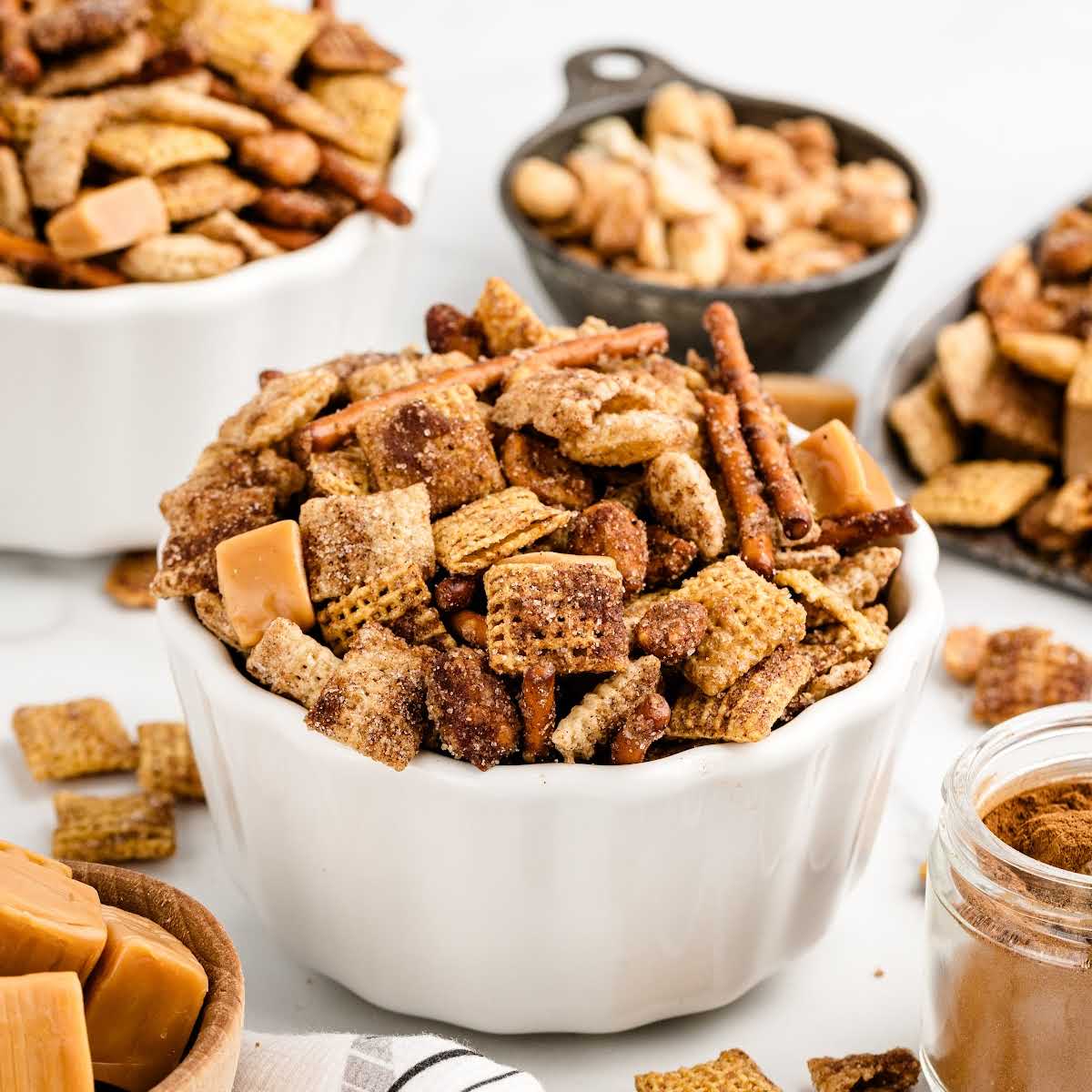 Churro Chex Mix - Spaceships and Laser Beams