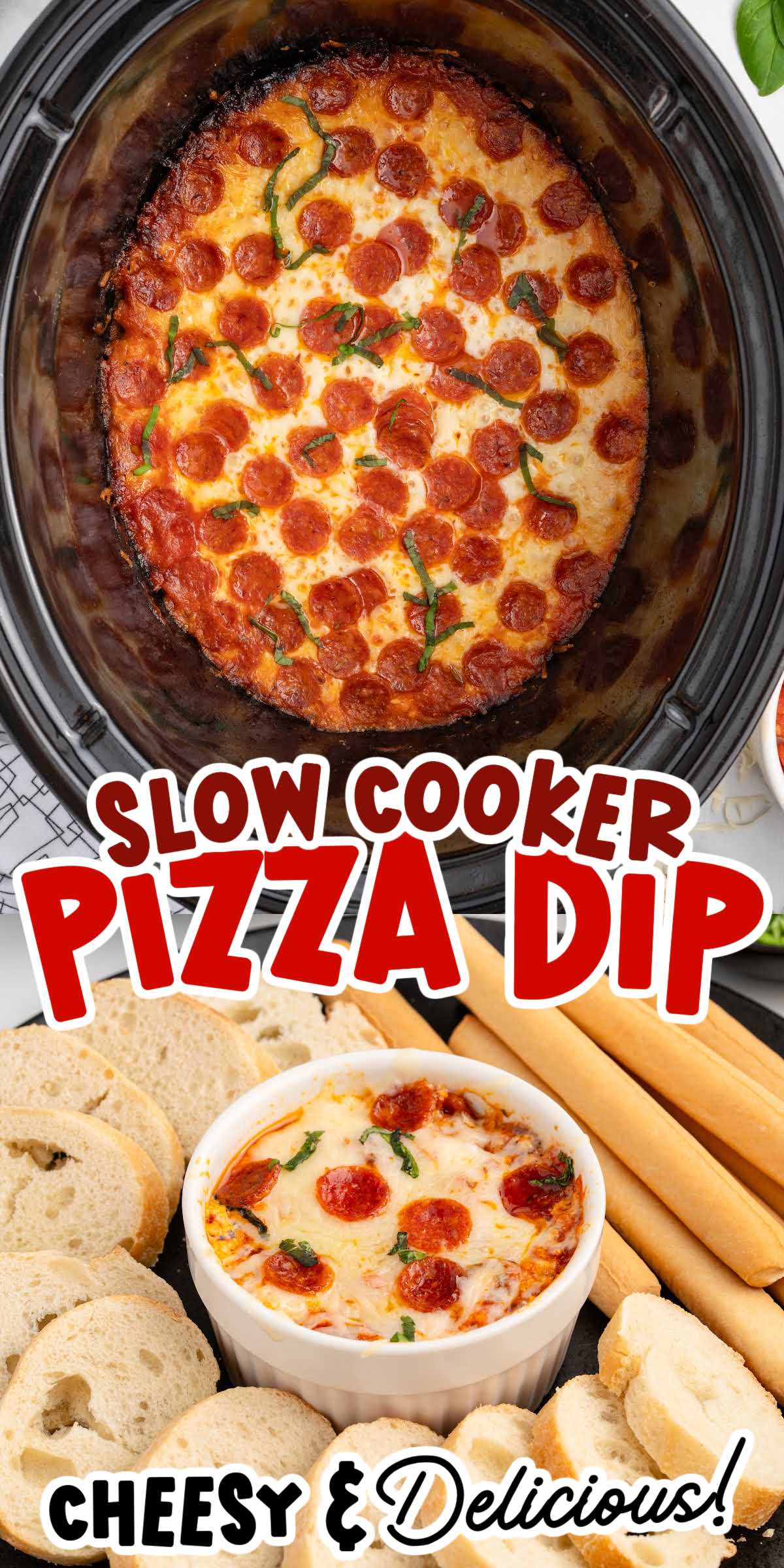 Crock Pot Pizza Dip - Spaceships and Laser Beams