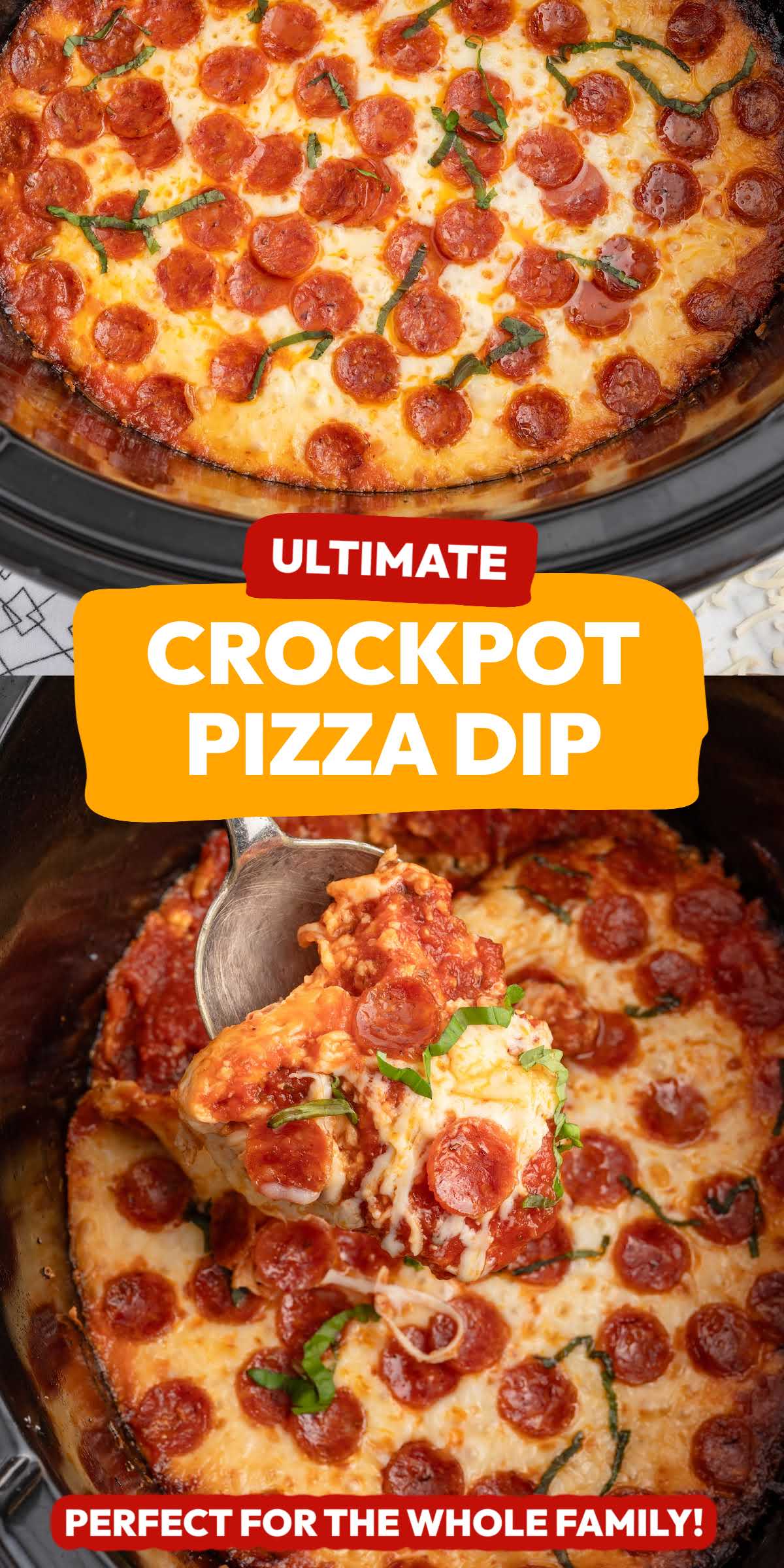 Crock Pot Pizza Dip - Spaceships and Laser Beams